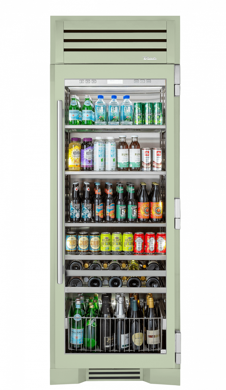 30″ Beverage Column Stainless Glass | True Caliber